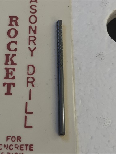 Rocket Masonry Drill 5/32 Carbide Tipped For Concrete Brick Tile Stone ...