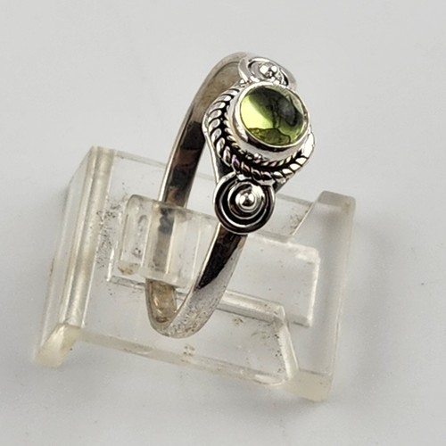 Sterling Silver 925 Peridot Ring Size 10 | eBay