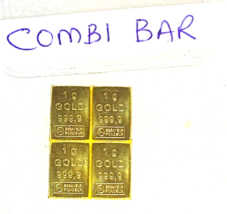 1 x loose combi bar as shown each 1 Gram Gold Bar x 1 bar # 8 | eBay UK