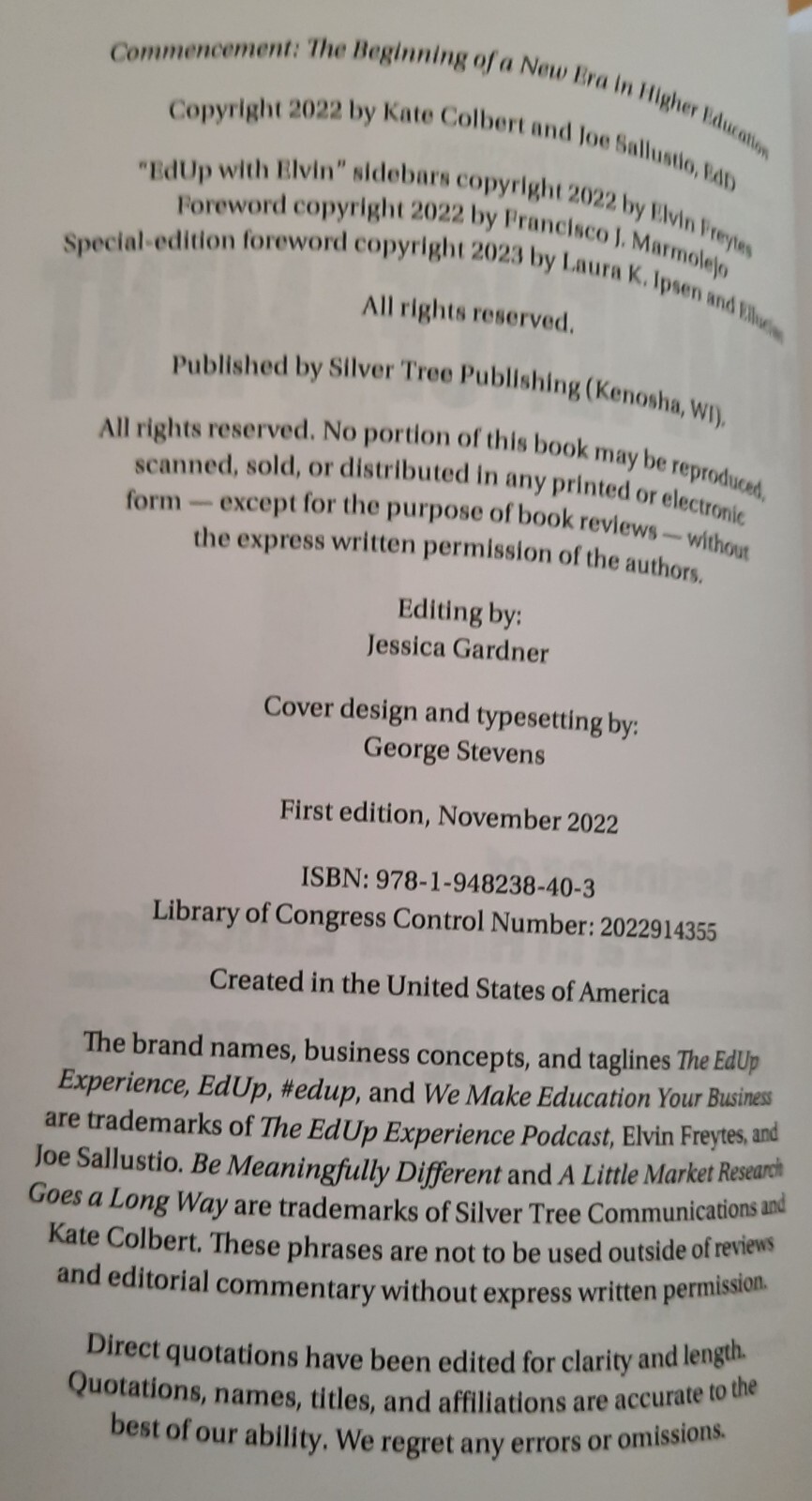 Commencement : The Beginning of a New Era in Higher Education by Kate ...