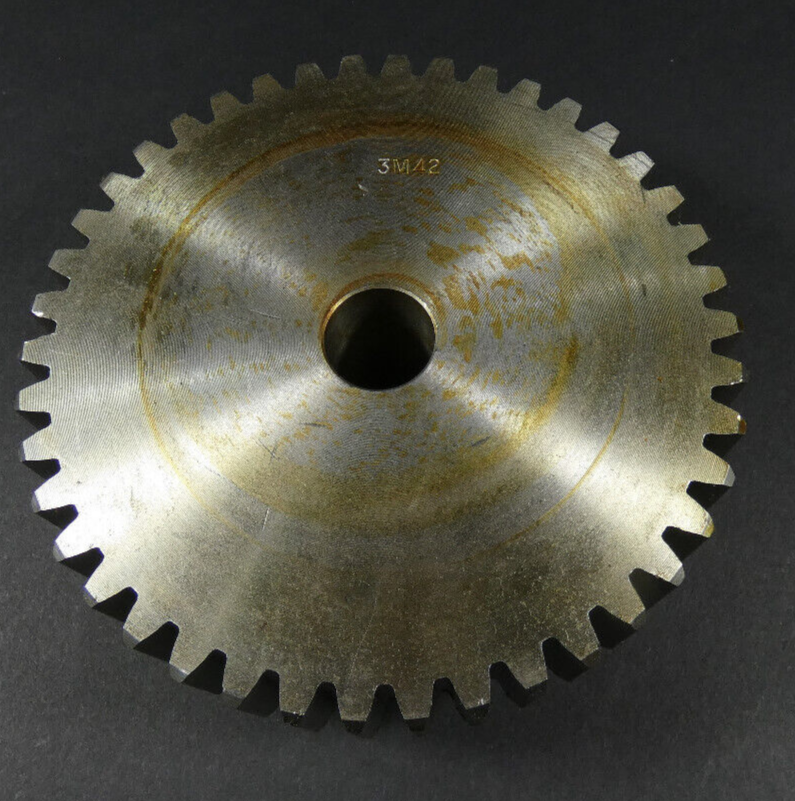 Stirnzahnrad / Zahnrad Stahl | Ø132,5mm | Modul 3 | 42 Zähne | gerade ...