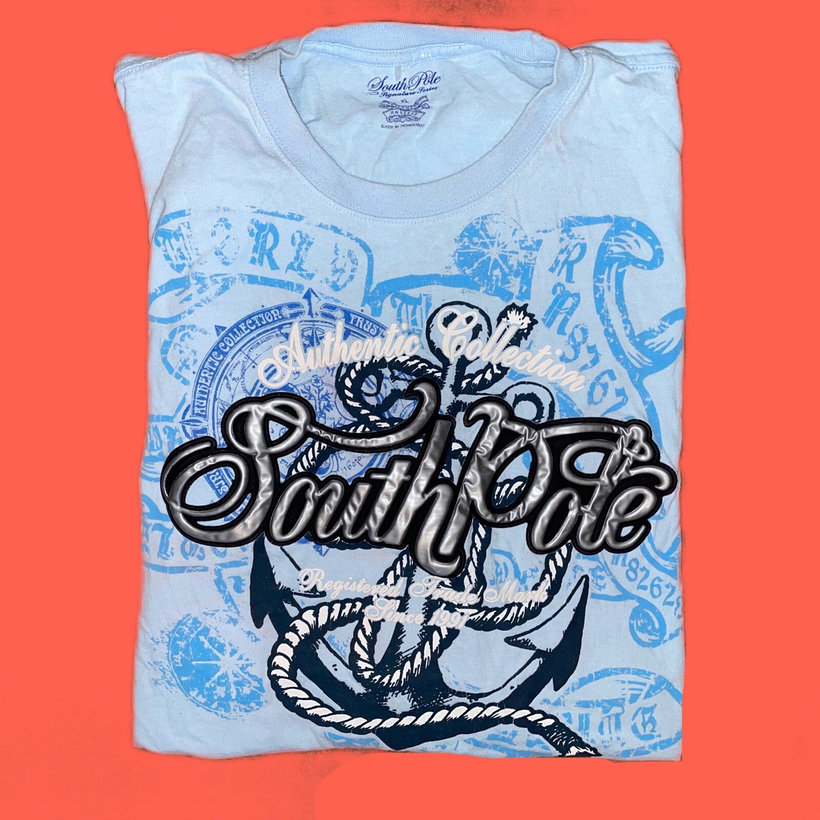 SouthPole Authentic Collection T shirt XL Mens vintag… - Gem