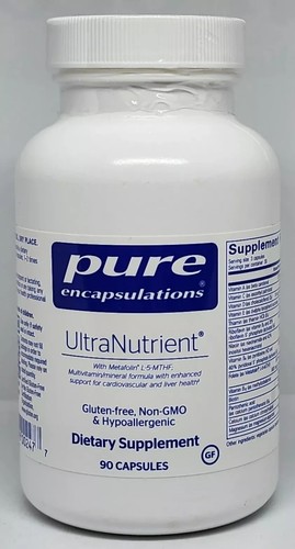 Pure Encapsulations Ultranutrient Multivitamin 90 Capsules Heart Liver ...