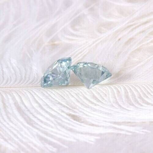 Loose 7.50 ct Fancy Lab Created Blue Diamond Pair for Jewellery AAA ...