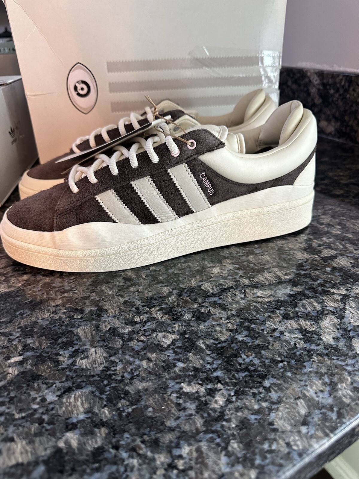 NEW ADIDAS ORIGINALS BAD BUNNY LAST CAMPUS Brown ID2534 Men Size 12.