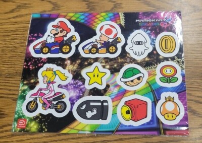 New Mario Kart 8 Deluxe Vinyl Sticker Sheet No. 1 June 2023 My Nintendo ...