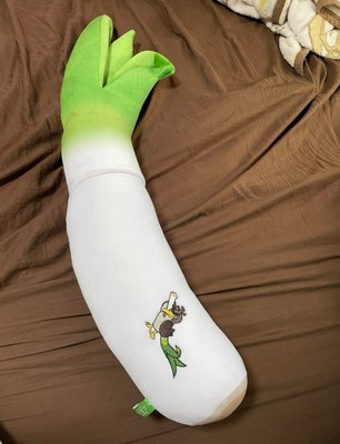 Pokemon Center Original Galarian Farfetch'd Leek Stick Plush Cushion ...