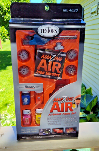 Testors Amazing Air Airbrush Paint Kit Complete, Brand New! | eBay