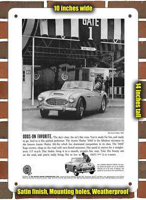 Metal Sign - 1960 Austin Healey 3000 - 10x14 inches | eBay