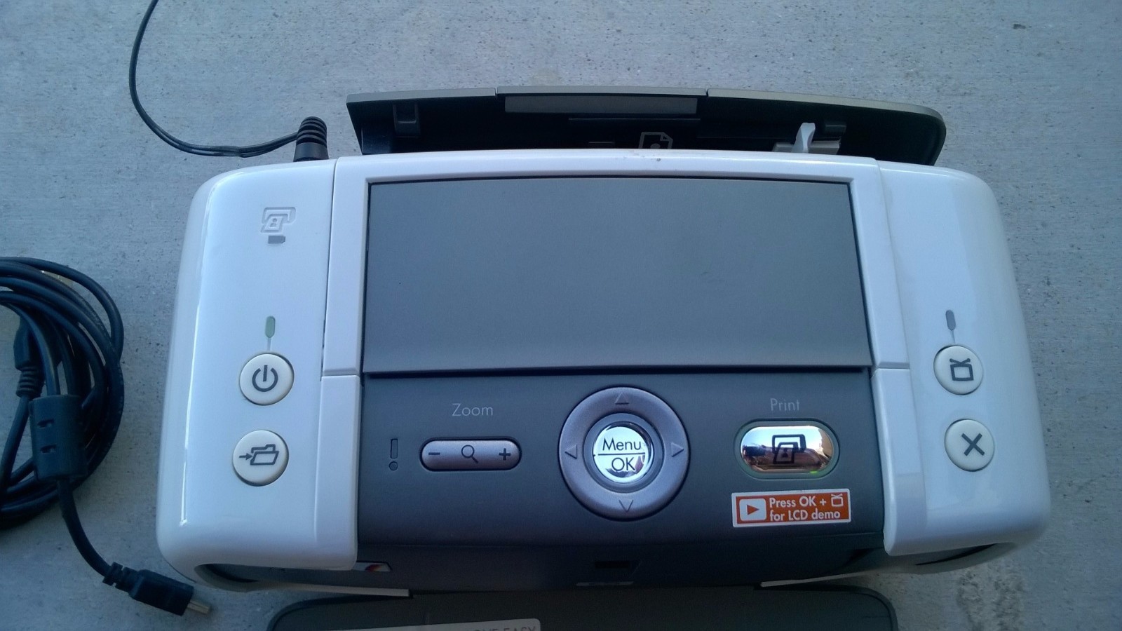 HP Photosmart 420 Digital Photo Inkjet Printer Q6366A-102 with Power ...