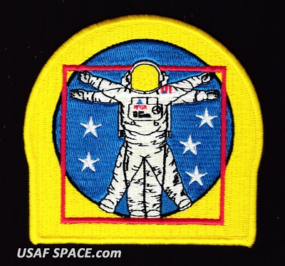 ORIGINAL AB Emblem -VITRUVIAN MAN- 5 STAR EVA NASA ISS SPACE WALK PATCH ...