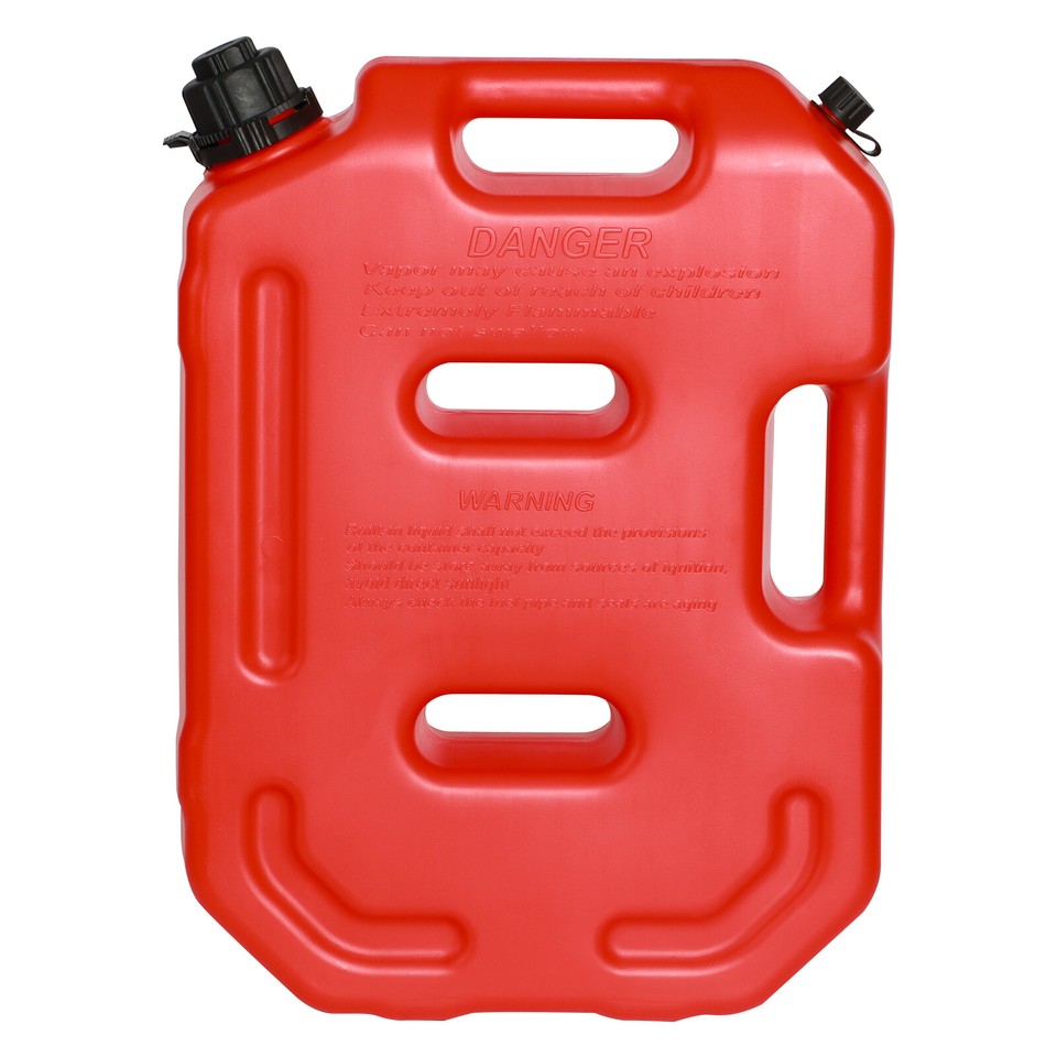 2x 2.6Gallon 10L Fuel Can Emergency Backup Gas Tank for ATV UTV Offroad ...