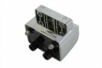 Chrome Stock Dual Fire Coil for Harley Davidson by V-Twin | eBay