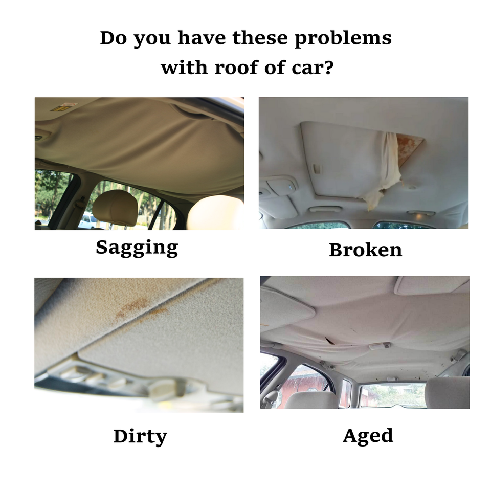 84"x 60" Gray Suede Headliner Fabric Car Interiors Roof and Panel ...