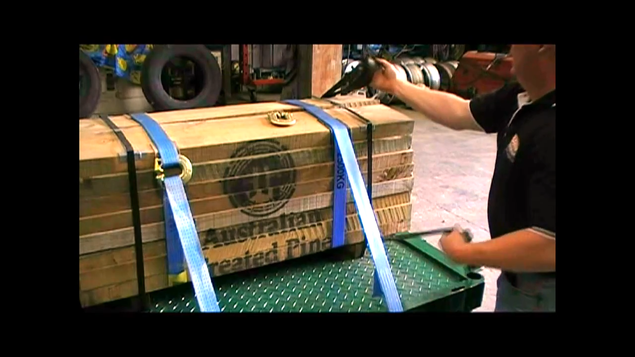 2 x Load Choker 50mm Webbing Tie Down Model, Load Restraint, Web Choker ...