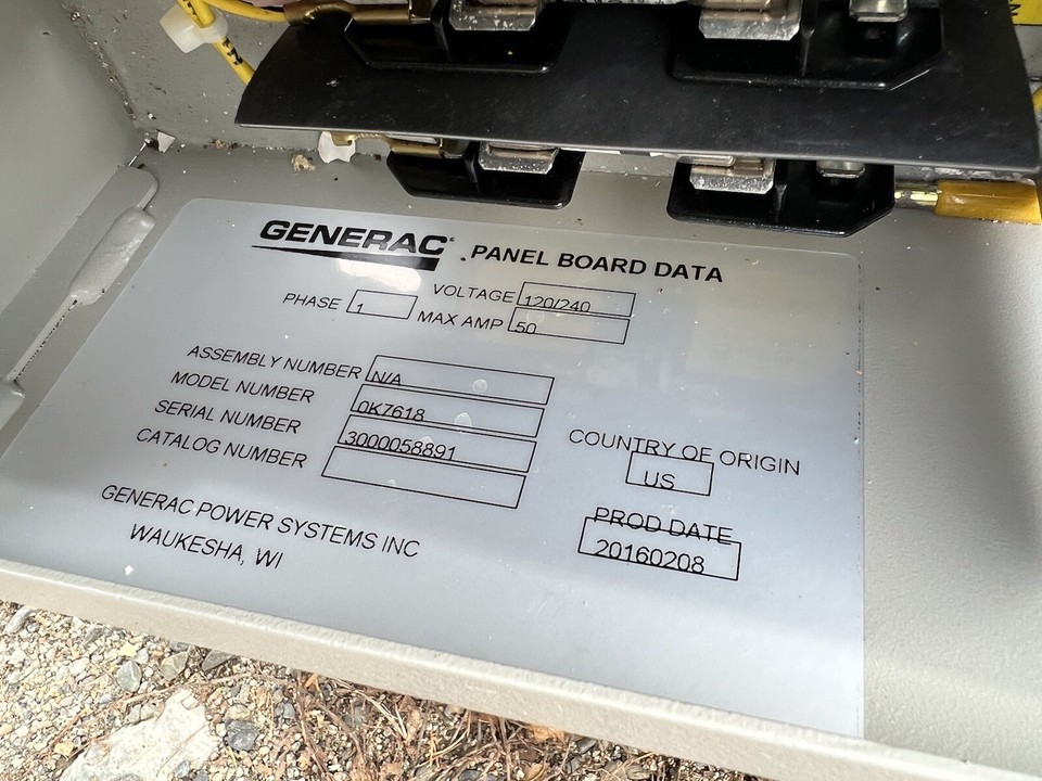 generac transfer switch 50 amp | eBay