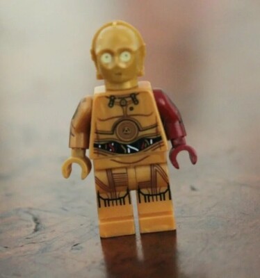 1x LEGO Space Star Wars C3PO Red Arm Minifig Minifigure NEW | eBay