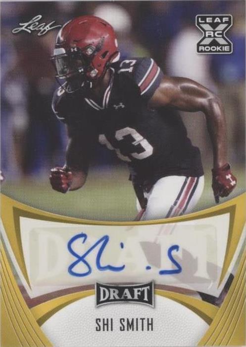 2021 Leaf Draft - Autographs Shi Smith #BA-SS2 Gold (AU, RC) for sale ...