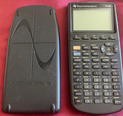 Texas Instruments Ti-86 Graphing Calculator With Cover TESTED | eBay