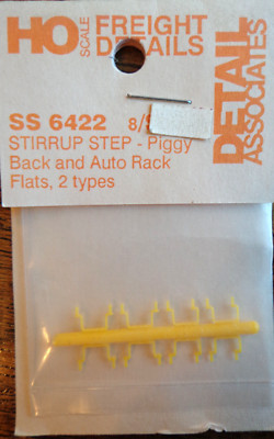 Detail Associates HO #6422 Stirrups -- Piggyback Flat Car pkg(8) | eBay