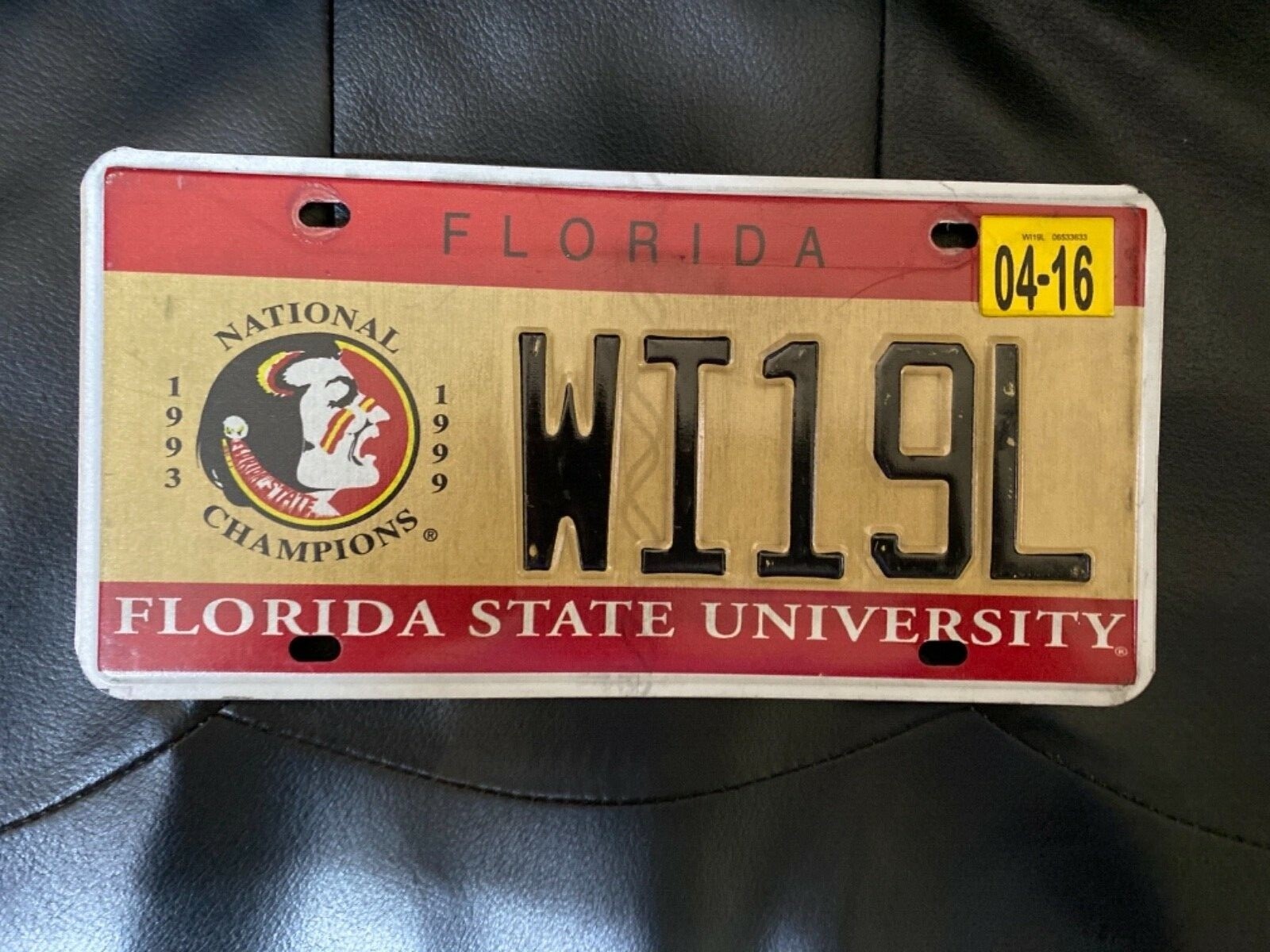 2016 Florida State University License Plate | eBay