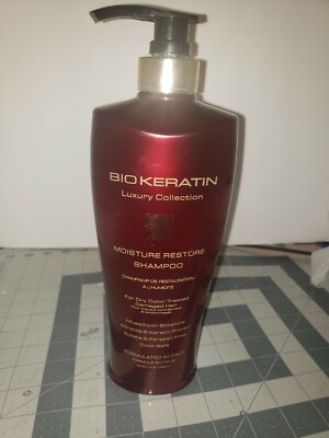 Bio Keratin Luxury Collection Moisture Restore Shampoo NEW Jumbo 33.8oz ...