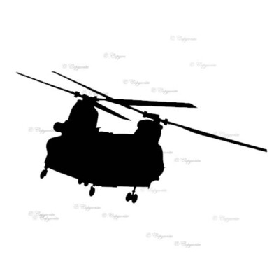 Chinook Army Solider Vinyl Decal Sticker for Home, wall, décor, bar ...