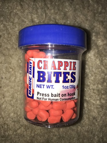 1 Oz Jar Magic Bait Crappie Bites Fishing Dough Baits Orange 05-12 | eBay