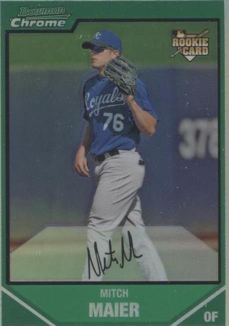 2007 Bowman Chrome - Mitch Maier #214 Refractor (RC) for sale online | eBay