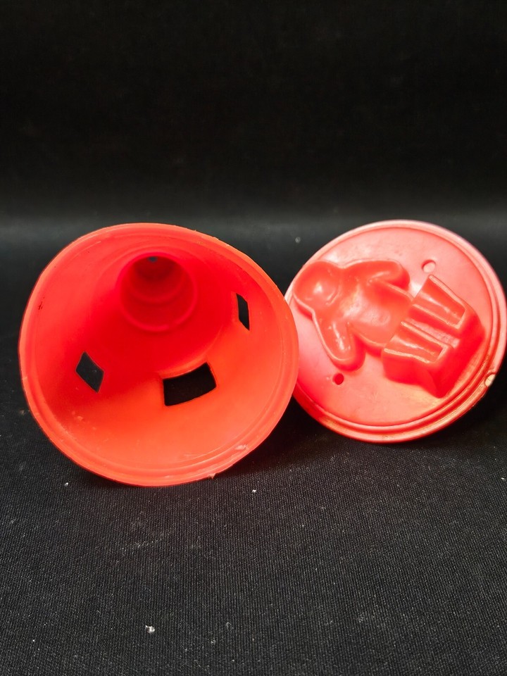 Vintage 1960's MARX Moon Base Operation Play Set Red Spaceship Return ...