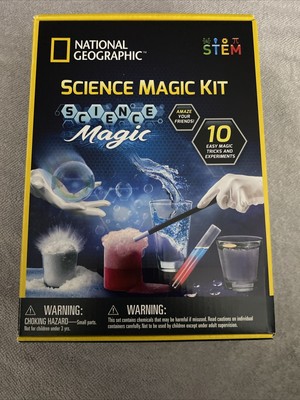 NATIONAL GEOGRAPHIC Science Magic Kit Chemistry with 10 Amazing Magic ...