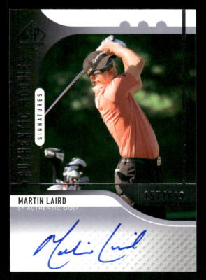 2012 SP Authentic Martin Laird Auto RC,AU,SN Rookie #105 Card #/699 | eBay