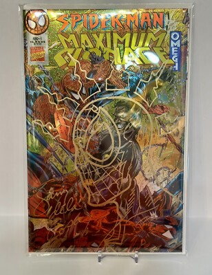 Spider-Man Maximum Clonage Omega Remark & Signed By Sam De La Rosa | eBay