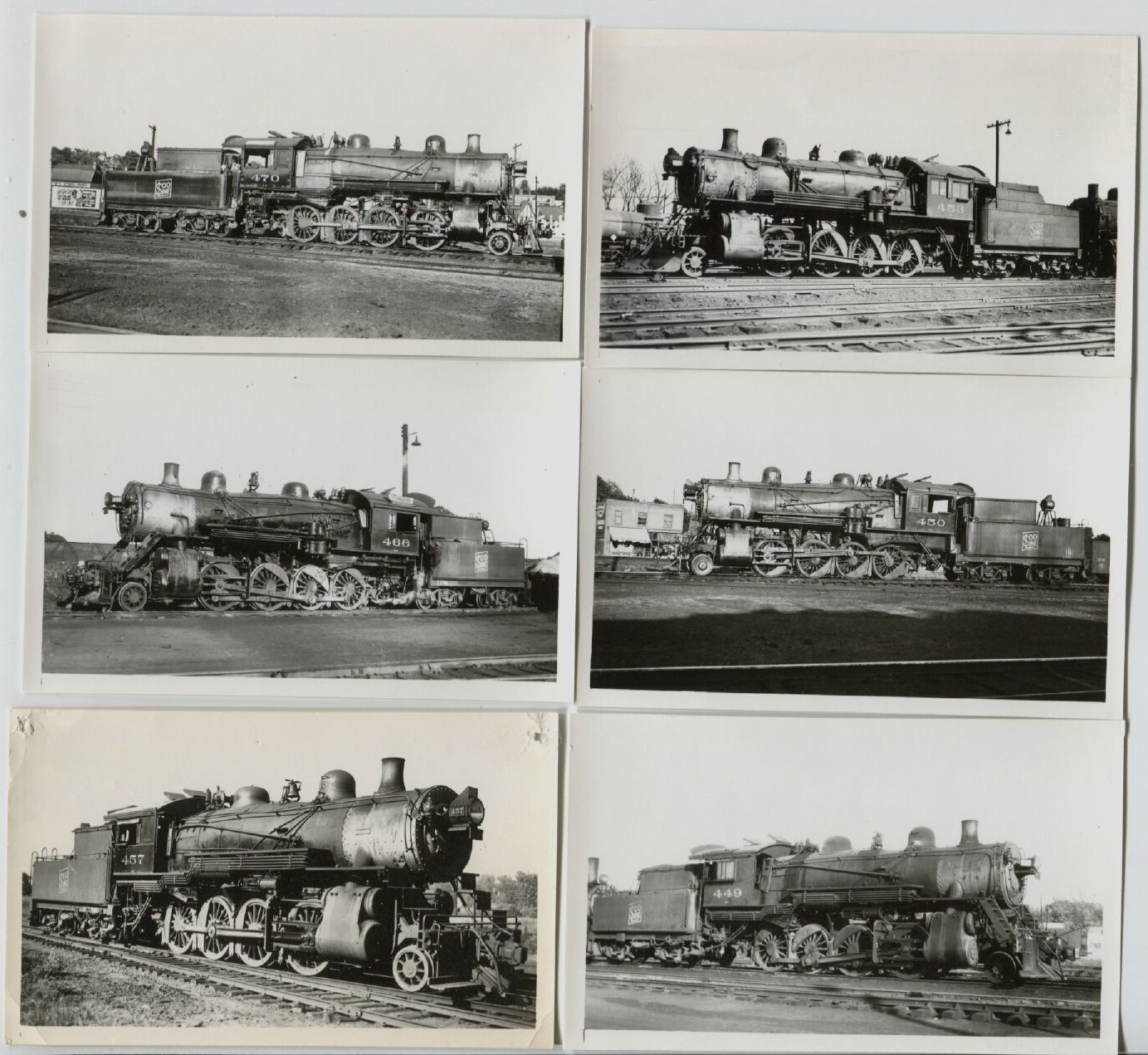 6 Vintage Soo Line Railroad F-9's 4-8-0 Steam Engine photos | eBay