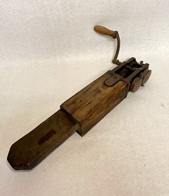 Antique 1830-1843 Hand Forged Seth Peck & Co. Tinsmith Turning Machine ...