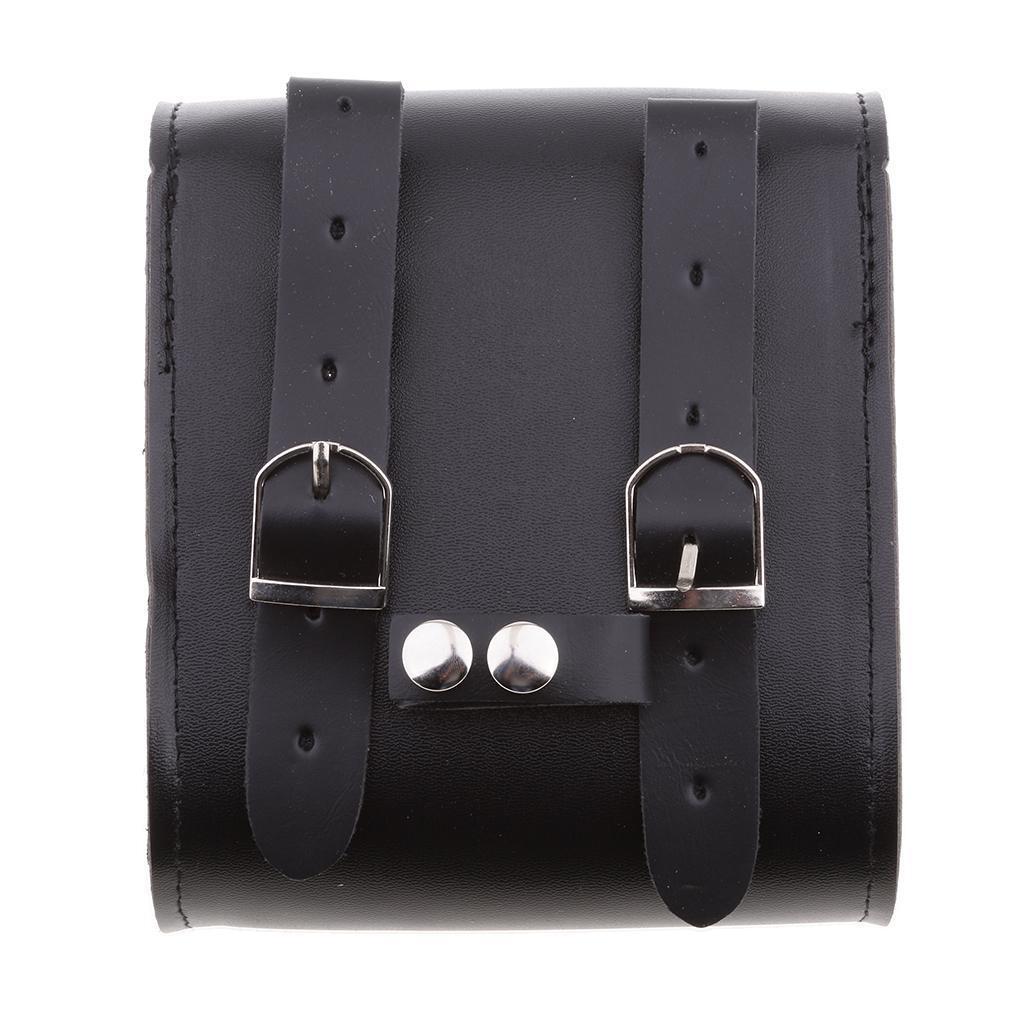 Motorcycle Saddle Bag Motorbike Storage Tool Pouches Black | eBay