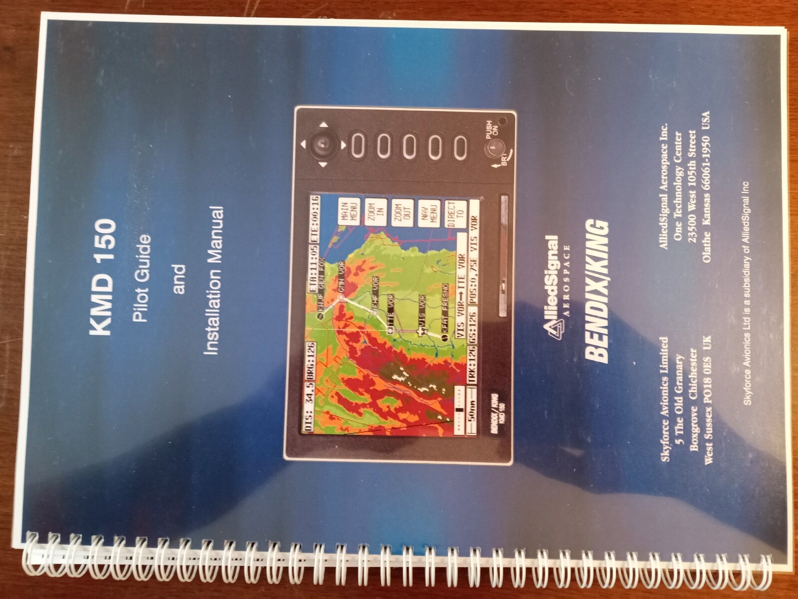 Bendix/King KMD 150 GPS Pilots Guide & installation manual | eBay