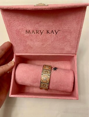 Vintage Mary Kay Pink Bracelet-NWT Jewelry Gift Box Expandable Floral ...
