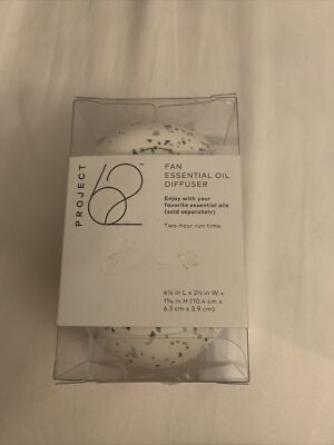 Portable Speckled Oil Pad Diffuser with Fan Black/White - Project 62 | eBay