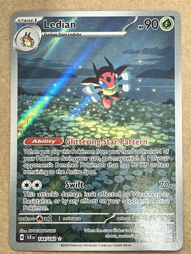 Ledian - 144/142 Stellar Crown - Special Illustration Rare Holo ...