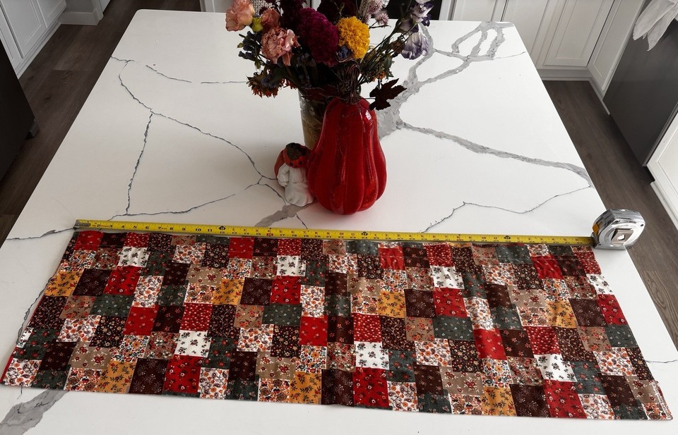 Vintage Quilted Patchwork Multicolor Rectangular Valances- set of 2 | eBay