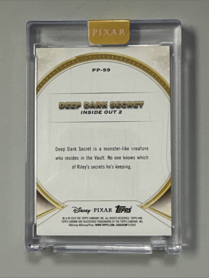 2025 Topps Pixar Gold Deep Dark Secret Perfection /100 | eBay