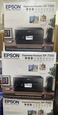 Epson Expression Premium XP-7100 Wireless Color Photo Printer No INK ...