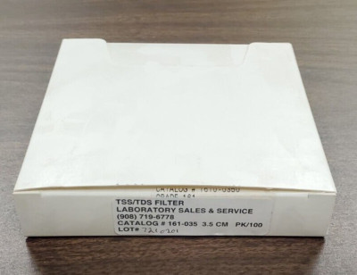 TSS/TDS FILTER PAPER, 3.5CM PK/100 | eBay