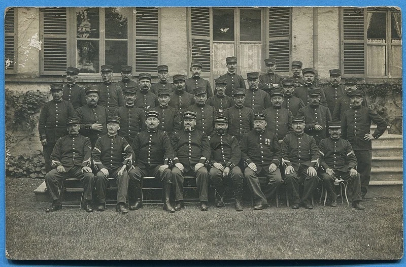 Profesiones RARE ANCIENNE GRANDE PHOTO REGIMENT DE SAPEURS