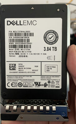 DELL PM1643 3.84T EMC 0X8F87 Server SSD SAS12G Health 100% | eBay