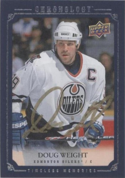 2019-20 Upper Deck Chronology - Canvas Autographs #CA-DW Doug Weight ...