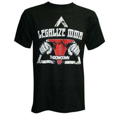 Throwdown Legalize Black T-Shirt,MMA,UFC,BJJ,Fighting,Boxing,Bikers ...