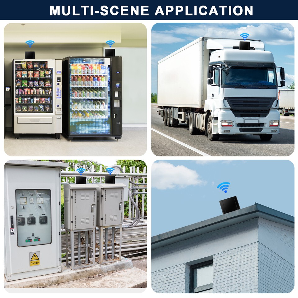 5G 4G+ LTE MIMO 2X2 Antenna Outdoor SMA TS9 Booster Verizon AT&T T ...