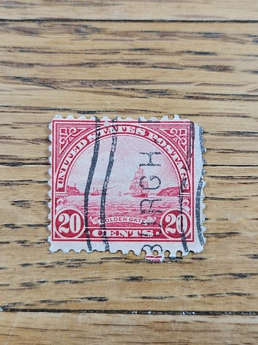 US Stamp Golden Gate 20c Used Red | eBay